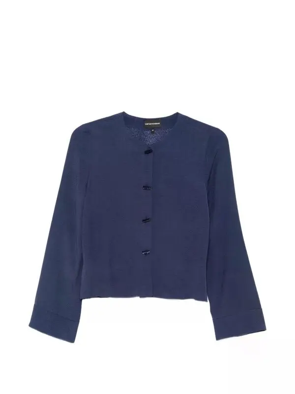 Emporio Armani Crew-neck Blouse - Blue