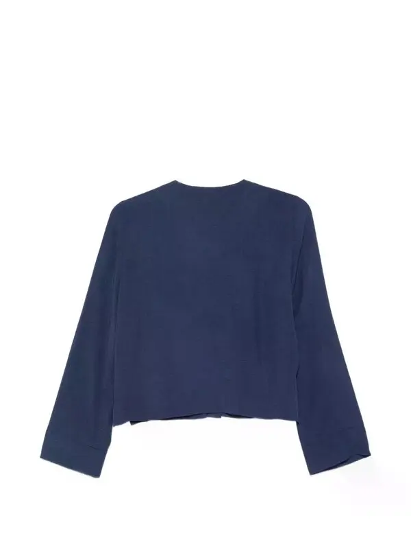 Emporio Armani Crew-neck Blouse - Blue
