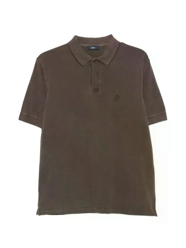 Herno Logo-embroidered Polo Shirt