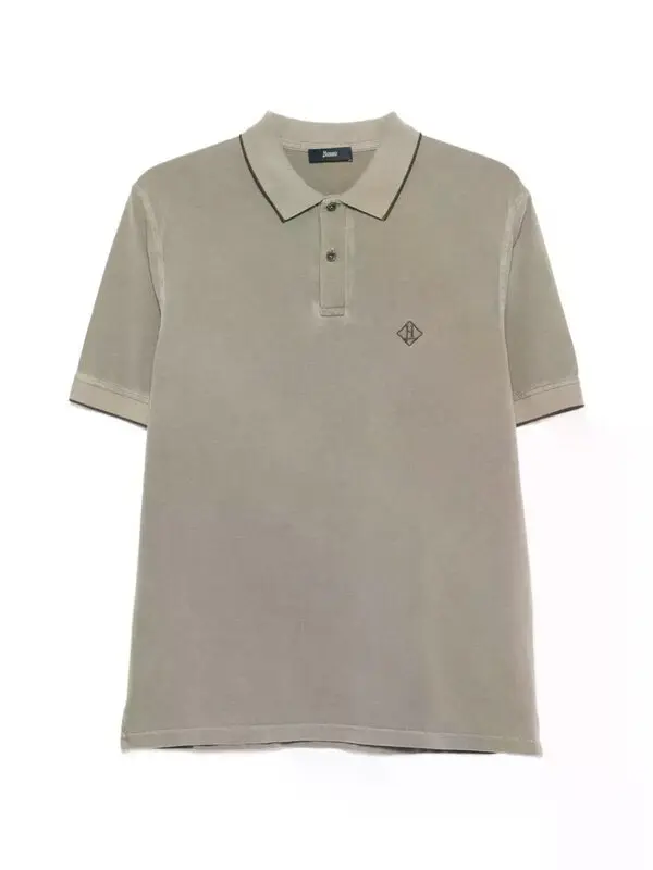 Herno Logo-embroidered Polo Shirt