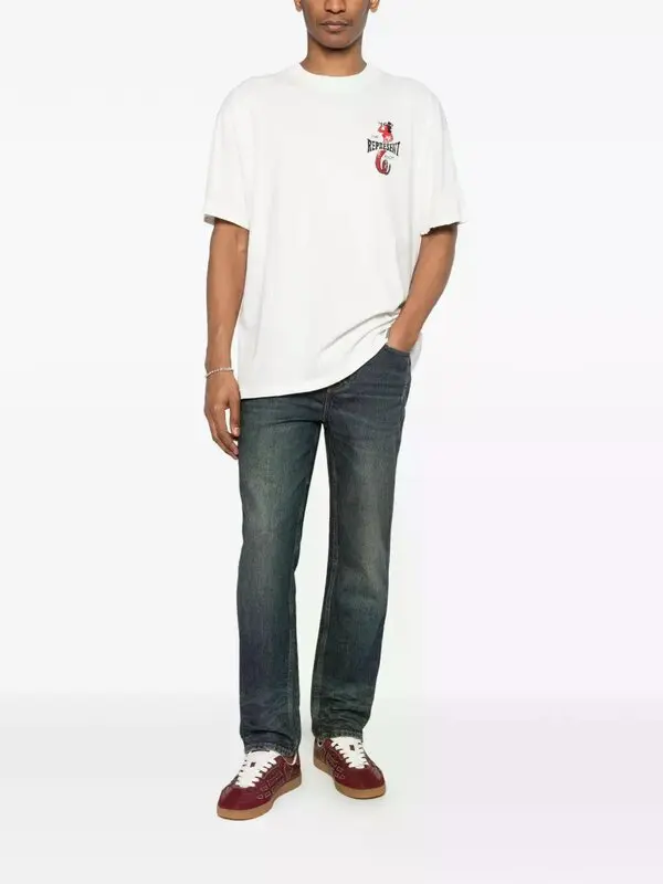 REPRESENT R1 Logo-plaque Jeans