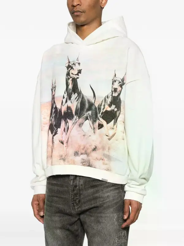REPRESENT Printed Hoodie - Neutrals