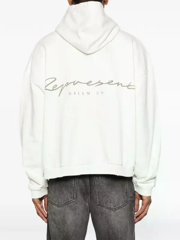 REPRESENT Printed Hoodie - Neutrals