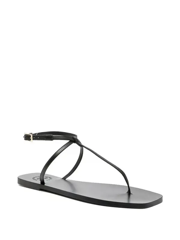 ATP ATELIER Alassio Ankle-strap Sandals - Black