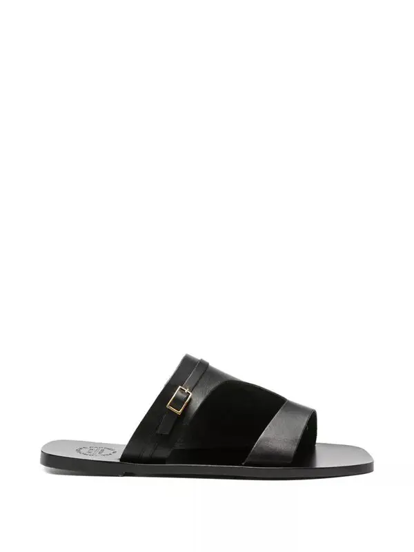 ATP ATELIER Varna Buckle-detail Sandals - Black