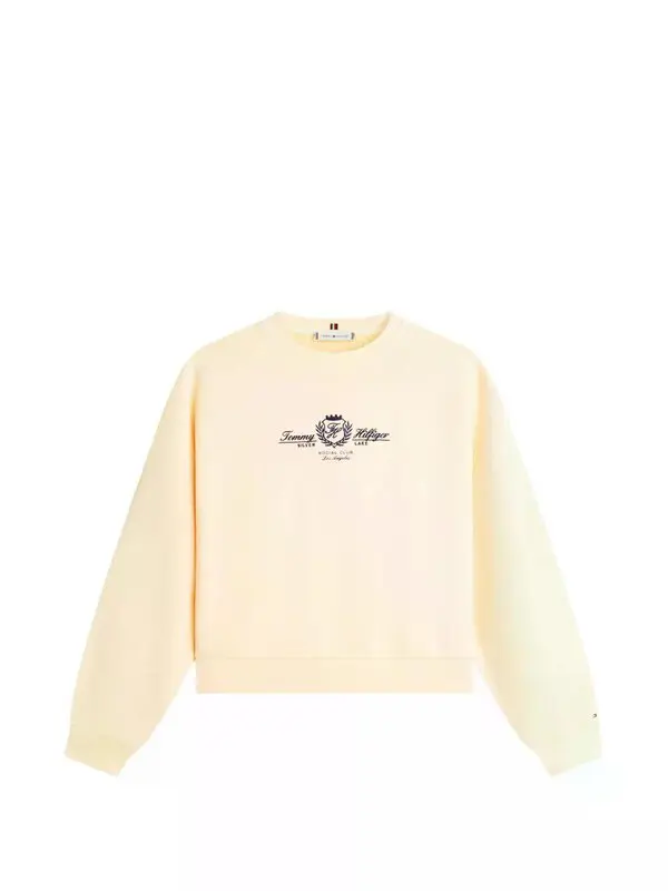 Tommy Hilfiger Logo-motif Sweatshirt - Yellow