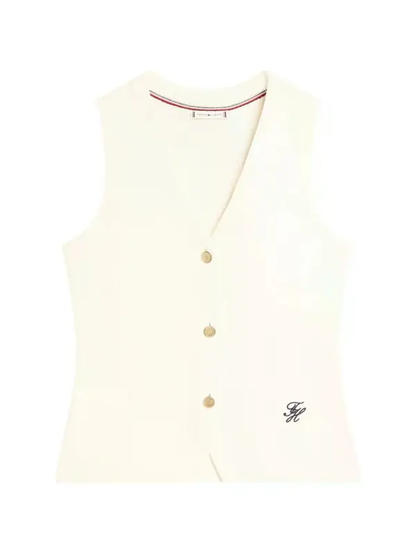 Tommy Hilfiger Buttoned Waistcoat - Neutrals