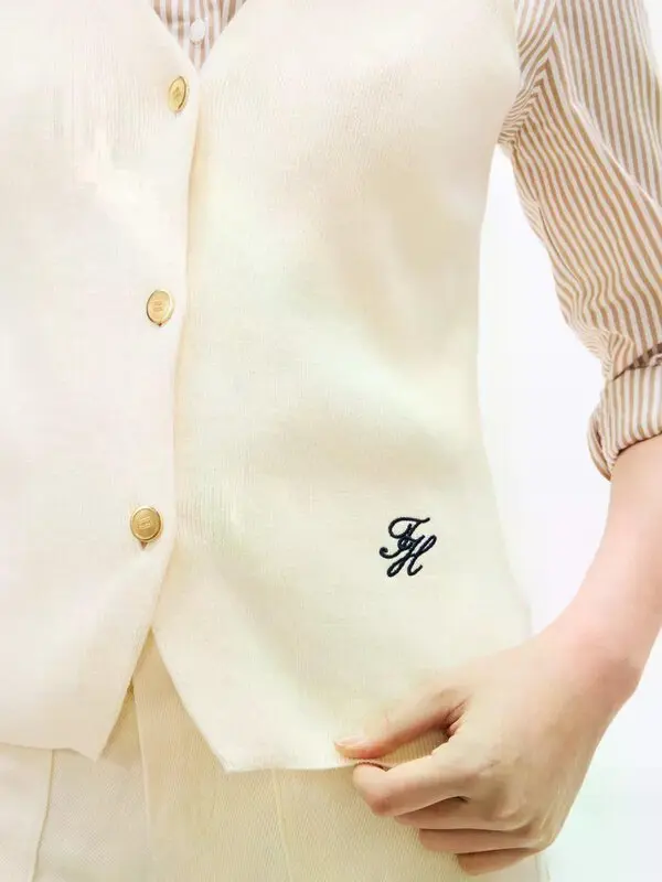 Tommy Hilfiger Buttoned Waistcoat - Neutrals