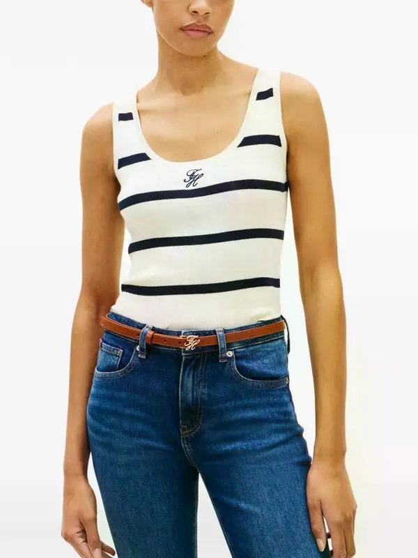 Tommy Hilfiger Striped Tank Top - Neutrals