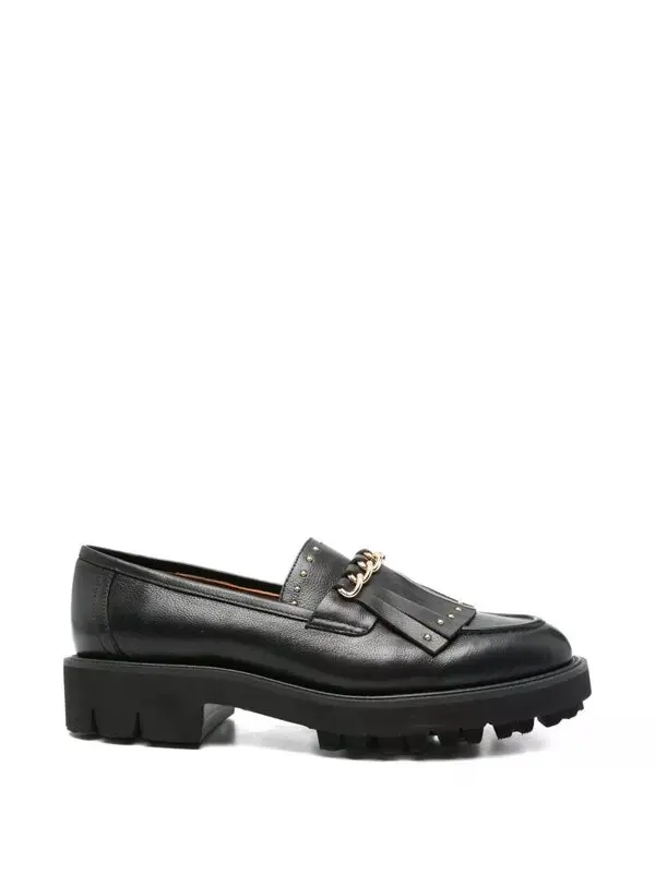 ADRIANNA FERETTI Tassel Chain Loafers