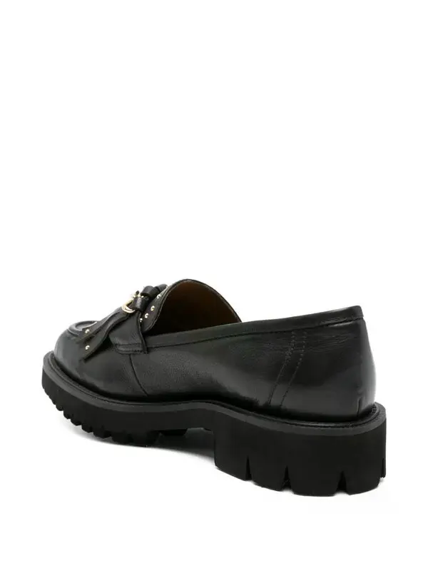 ADRIANNA FERETTI Tassel Chain Loafers