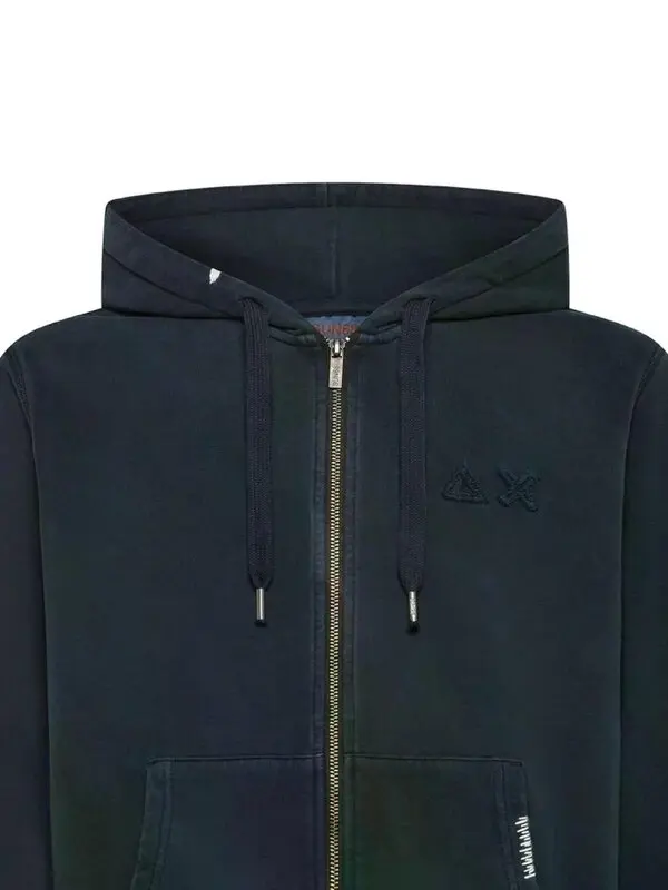 SUN 68 Zip-fastening Hoodie - Blue