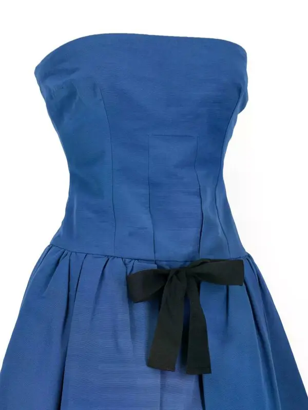See By Chloé Strapless Bow Mini Dress