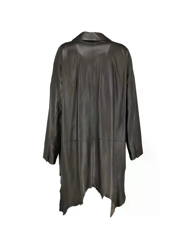 Issey Miyake Button Leather Jacket