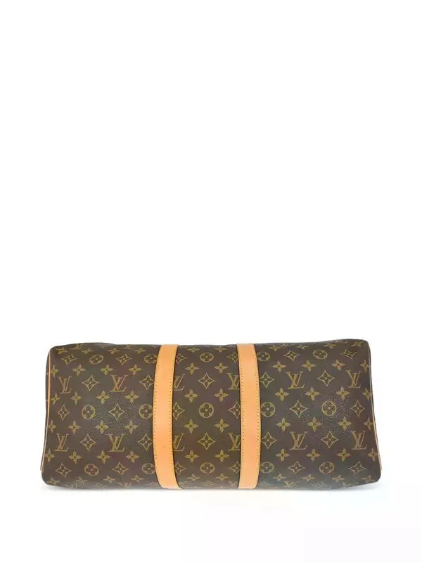 LOUIS VUITTON 2001 Monogram Duffle Bag - Brown