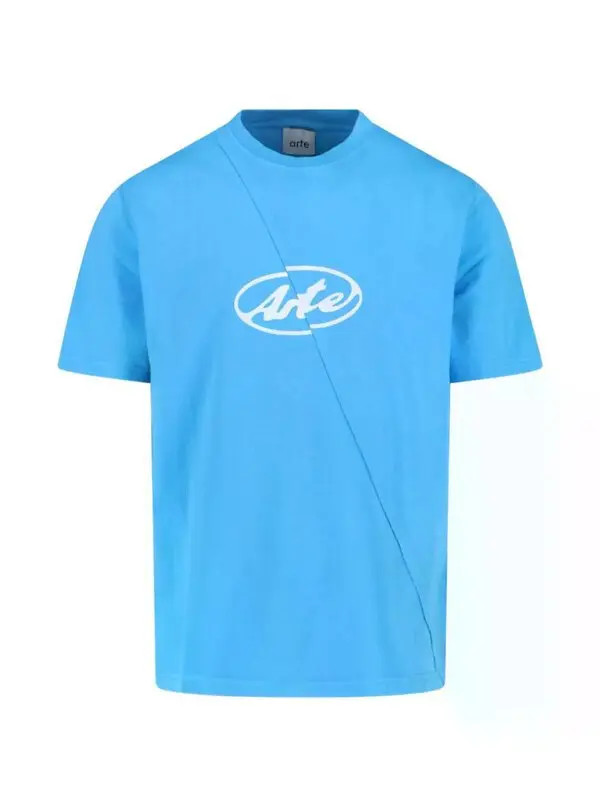 ARTE ANTWERP Circle Logo T-shirt - Blue