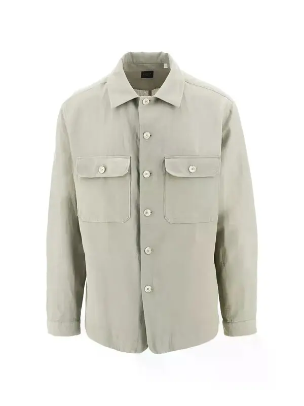 XACUS Long-sleeved Pocket Shirt - Neutrals