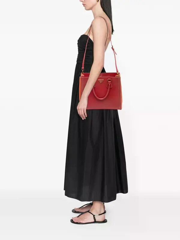 Prada 2010-2026 Bicolor Saffiano Lux Satchel