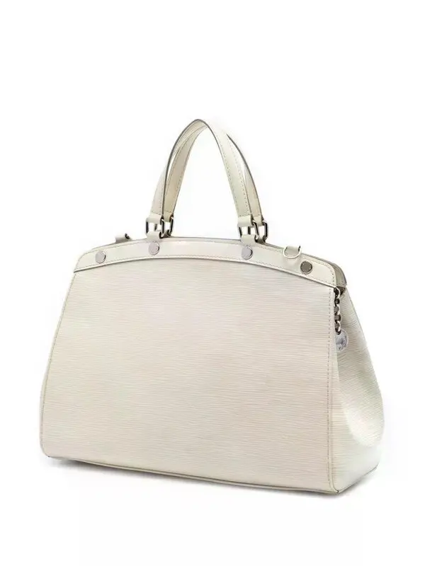 LOUIS VUITTON 2011 Epi Brea Mm Satchel - White