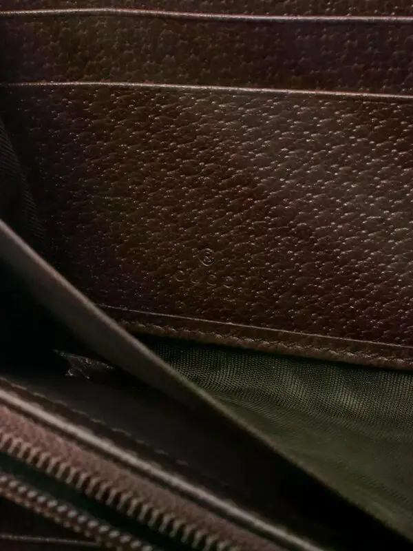Gucci 2016-2026 Gg Supreme Ophidia Wallet Long Wallets - Brown