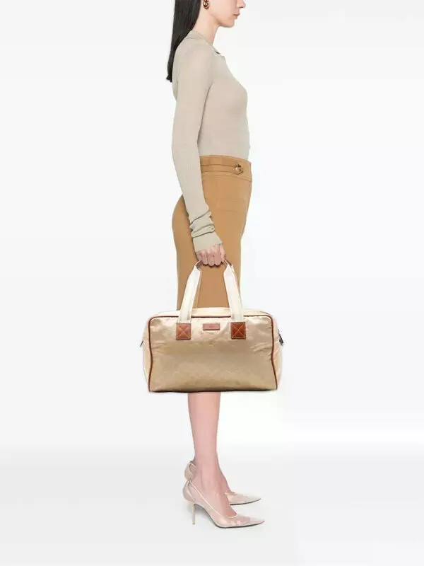 Gucci Gg Nylon Web Travel Bag