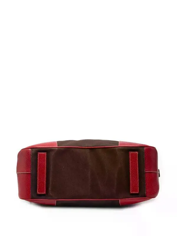 Prada 2000-2013 Cinghiale Trimmed Canapa Bauletto Bag - Brown