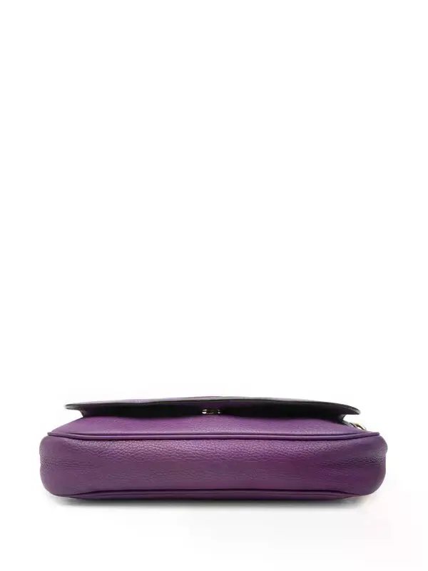 Gucci Soho Chain Flap Crossbody Bag - Purple