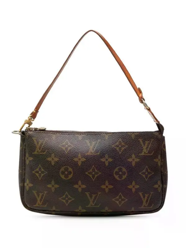 LOUIS VUITTON 2002 Monogram Pochette Accessoires - Brown