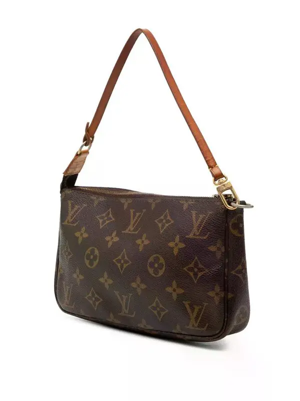 LOUIS VUITTON 2002 Monogram Pochette Accessoires - Brown