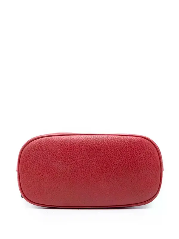 Gucci Mini Leather Gg Charm Dome Satchel