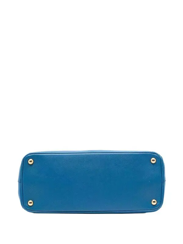 Prada Saffiano Lux Parabole Tote Bag - Blue