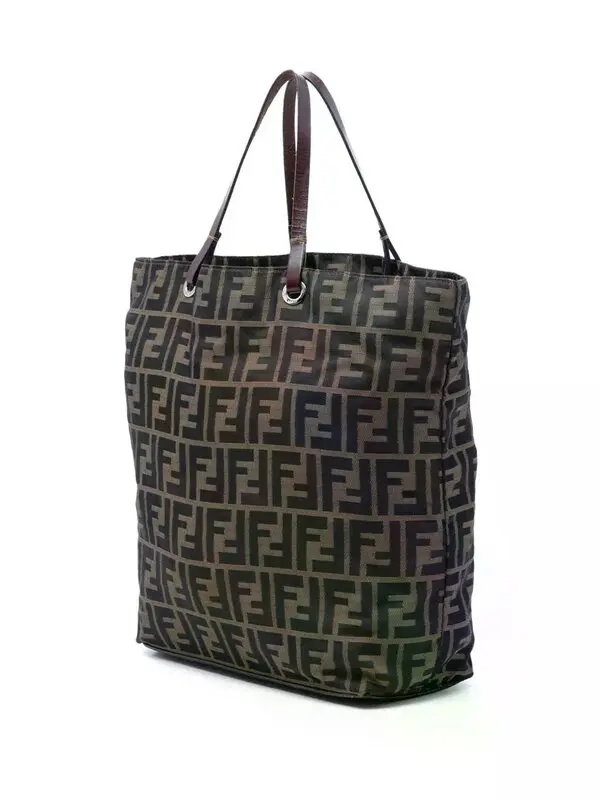 Fendi 2000-2010 Zucca Canvas Tote Bag