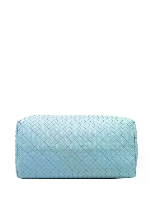 Bottega Veneta 2012-2026 Medium Nappa Intrecciato Roma Tote Bag - Blue