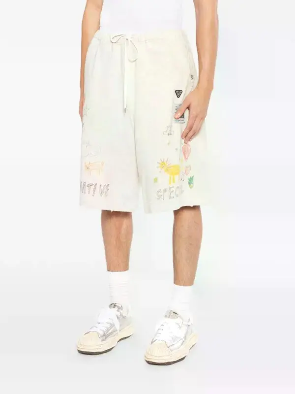 Mihara Yasuhiro Drawstring Shorts - Neutrals