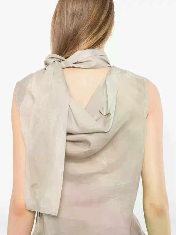 Our Legacy Sleeveless Cowl-neck Top