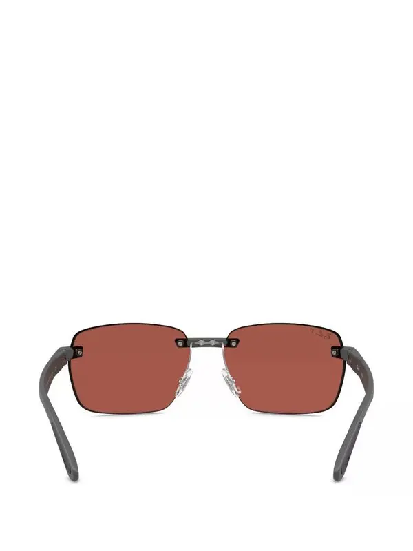 Ray-ban Rimless Rectangle-frame Sunglasses - Grey