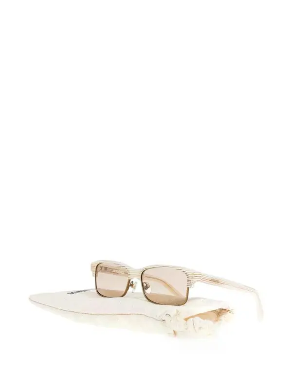 Jacquemus Rectangle-frame Sunglasses - Neutrals