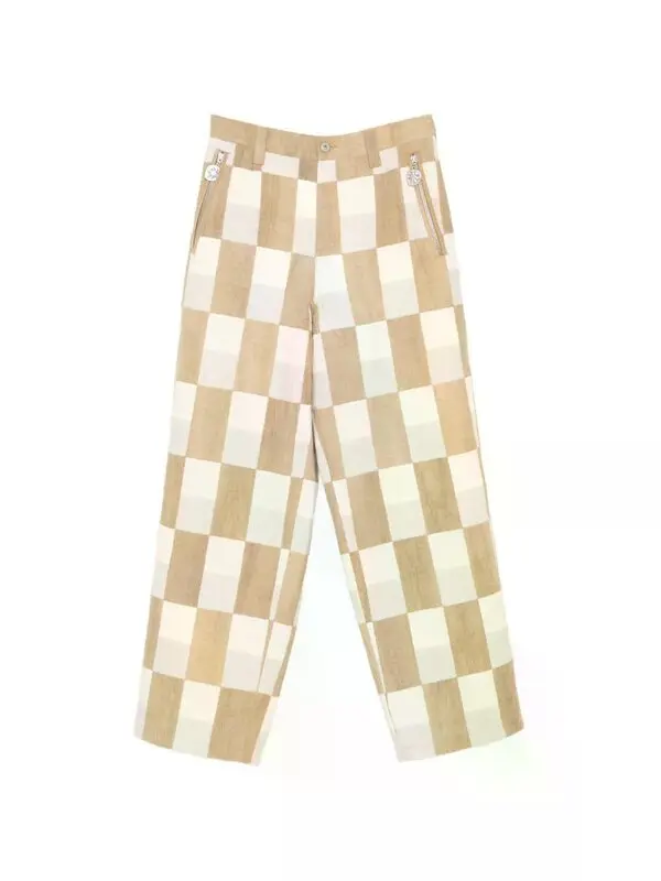 GARÇON BY GARÇON Checked Trousers