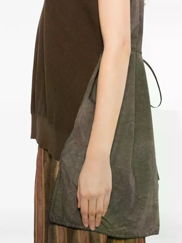 UMA WANG Sleeveless V-neck Top
