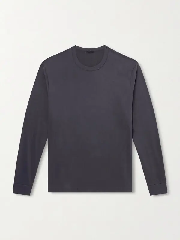 JAMES PERSE Luxe Organic Cotton-jersey T-shirt - Gray