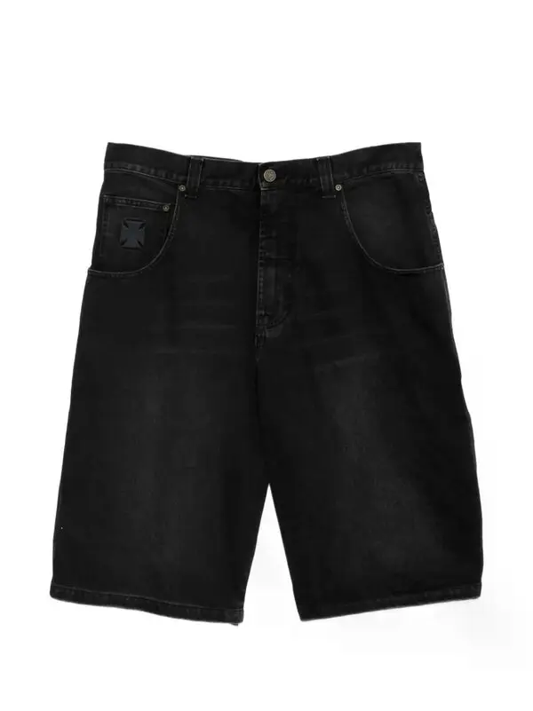 Vetements Faded Denim Shorts