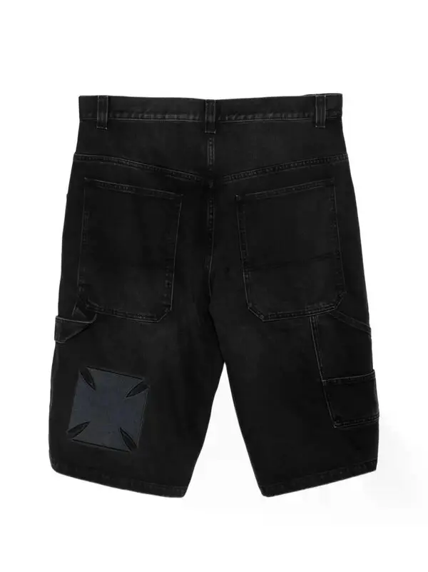 Vetements Faded Denim Shorts