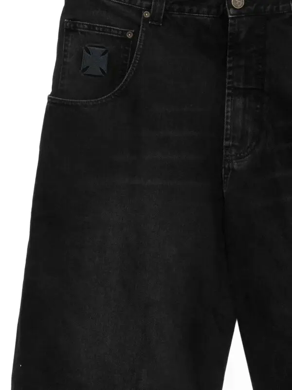 Vetements Faded Denim Shorts