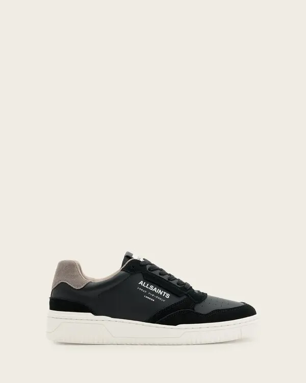 ALLSAINTS Regan Low Top Sneakers - Black/grey