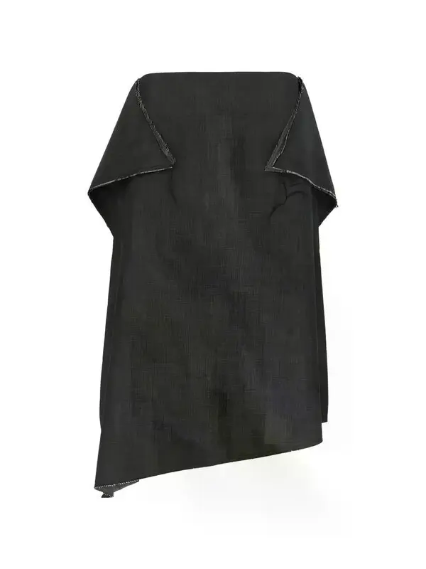 NICCOLO PASQUALETTI Raw-edge Asymmetric Skirt