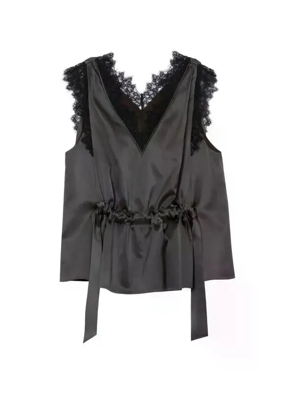 3.1 Phillip Lim Lace V-neck Top