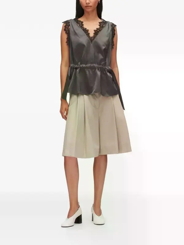3.1 Phillip Lim Lace V-neck Top