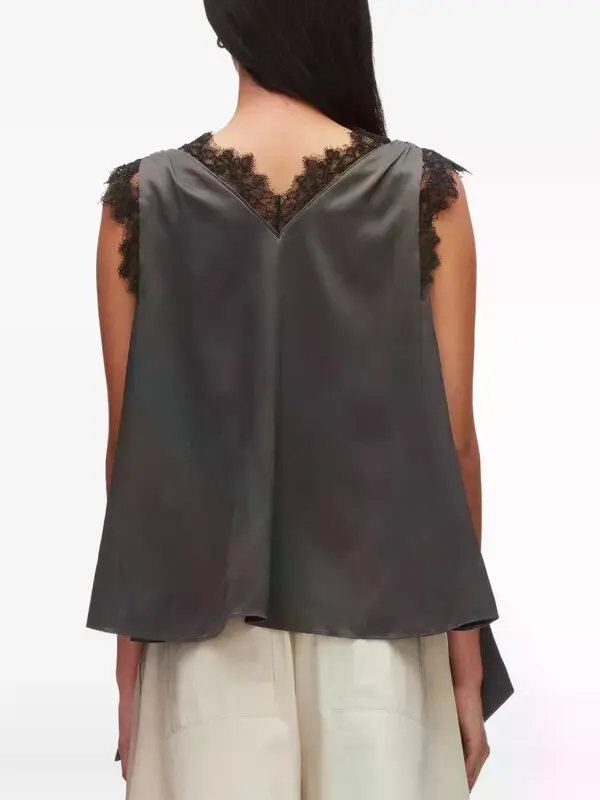 3.1 Phillip Lim Lace V-neck Top