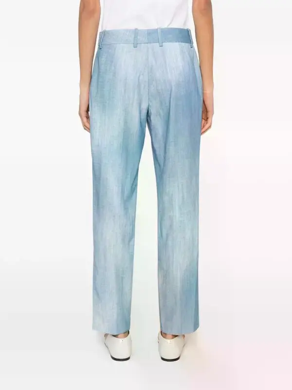 Ermanno Scervino Straight Trousers - Blue