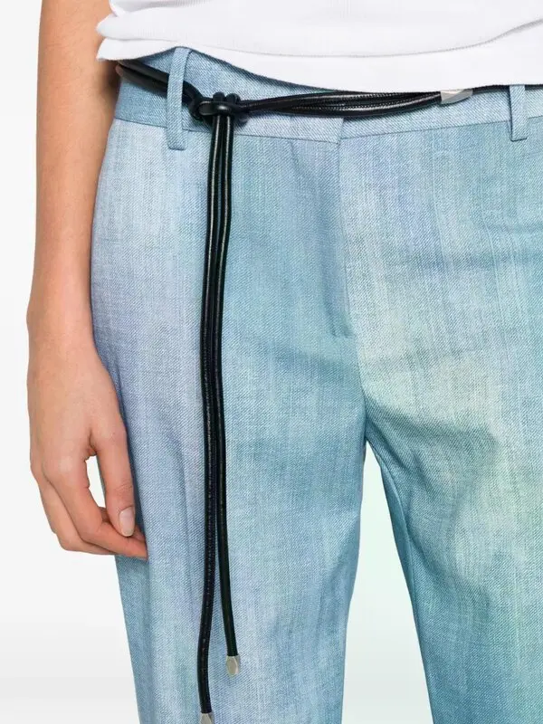 Ermanno Scervino Straight Trousers - Blue